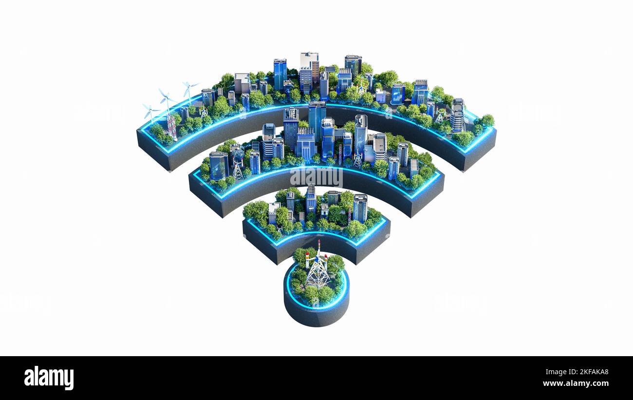 Iot internet things tech background Cut Out Stock Images & Pictures - Alamy