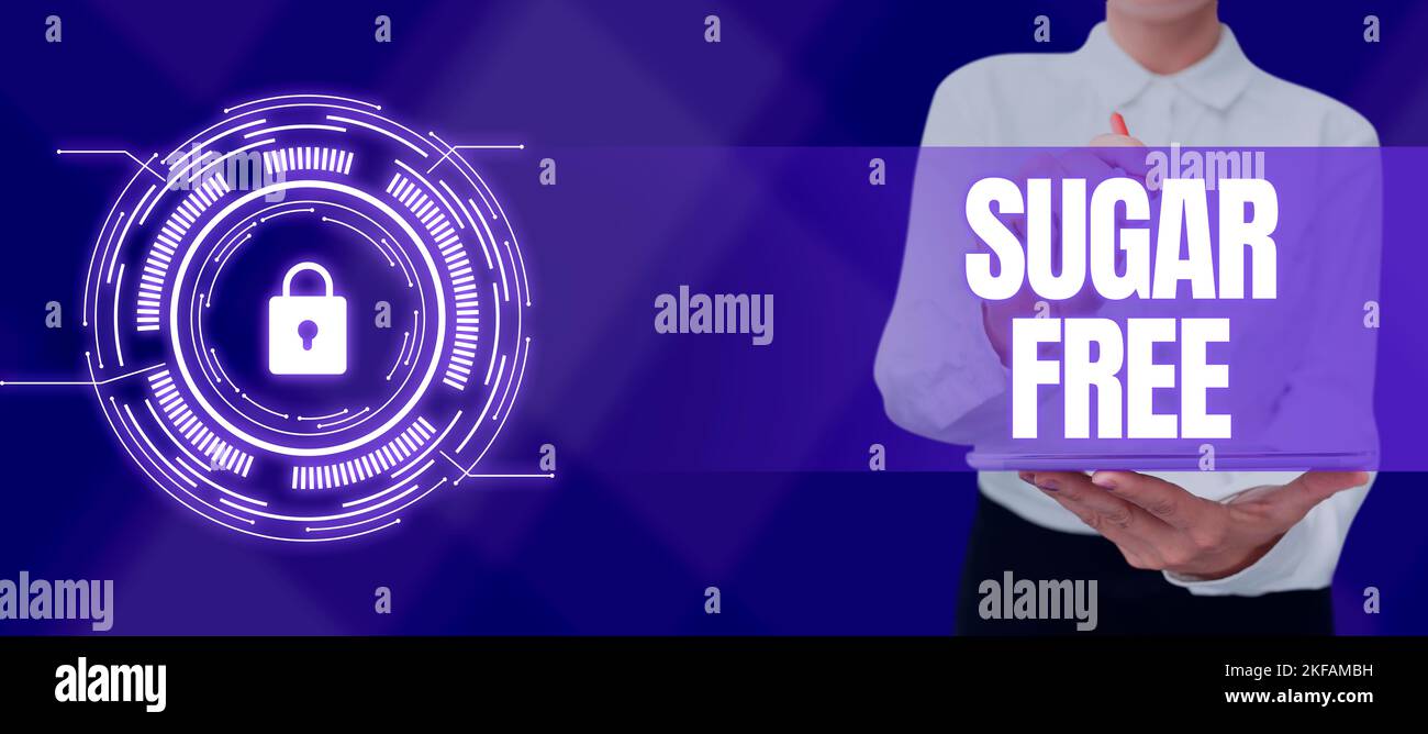 Text Caption Presenting Sugar Free Business Approach Do Not Contain