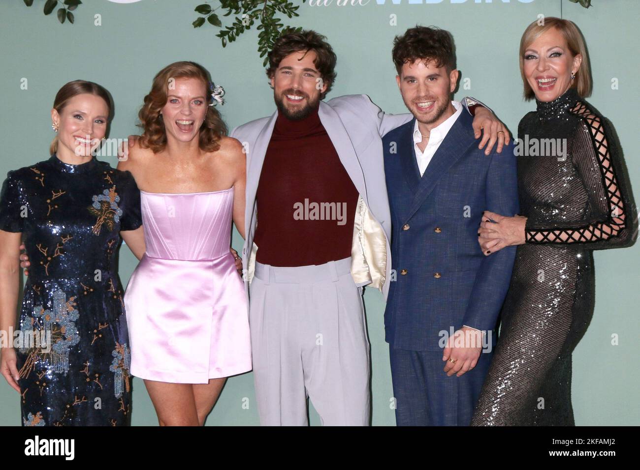 LOS ANGELES - NOV 16: Kristen Bell, Claire Scanlon, Dustin Milligan ...