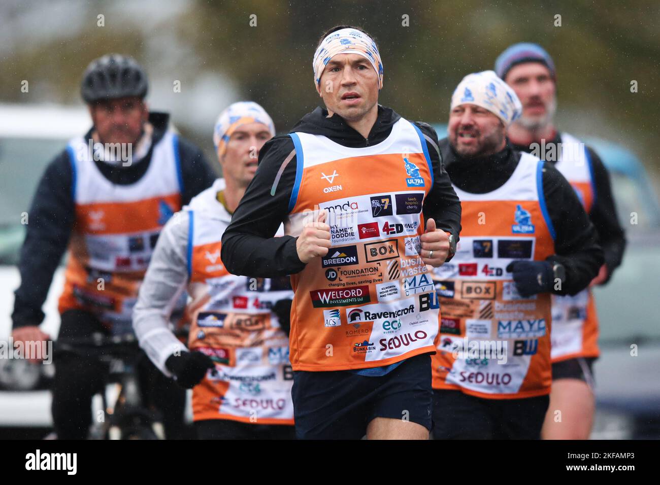 Kevin Sinfield during day five of the Ultra 7 in 7 Challenge from ...