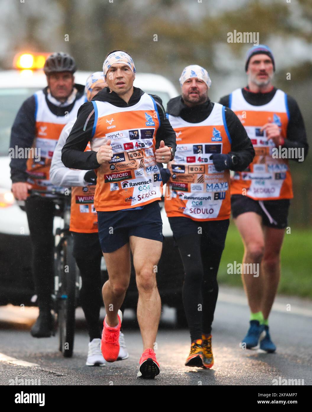 Kevin Sinfield during day five of the Ultra 7 in 7 Challenge from ...