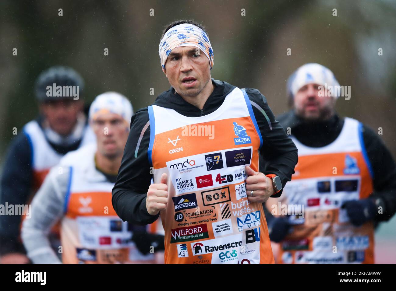 Kevin Sinfield during day five of the Ultra 7 in 7 Challenge from ...