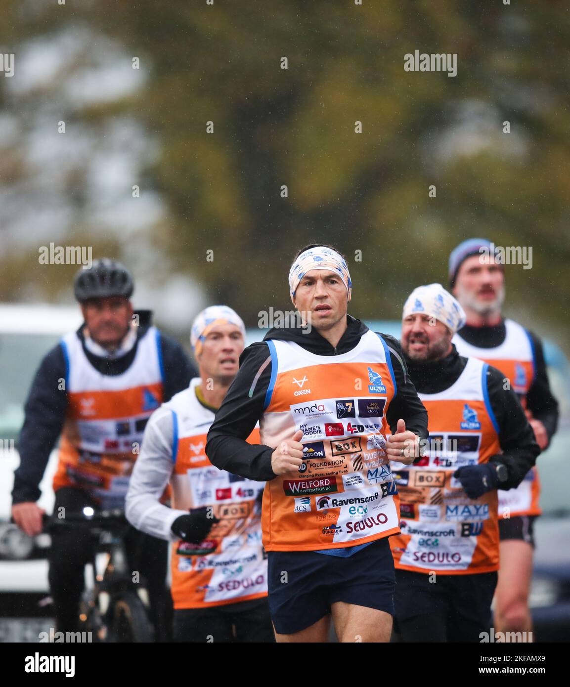 Kevin Sinfield during day five of the Ultra 7 in 7 Challenge from ...