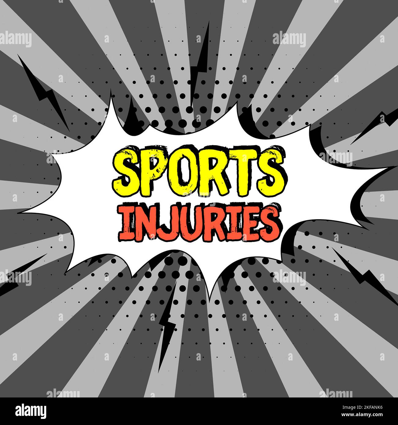 Text sign showing Sports Injuries. Business overview injuries that ...