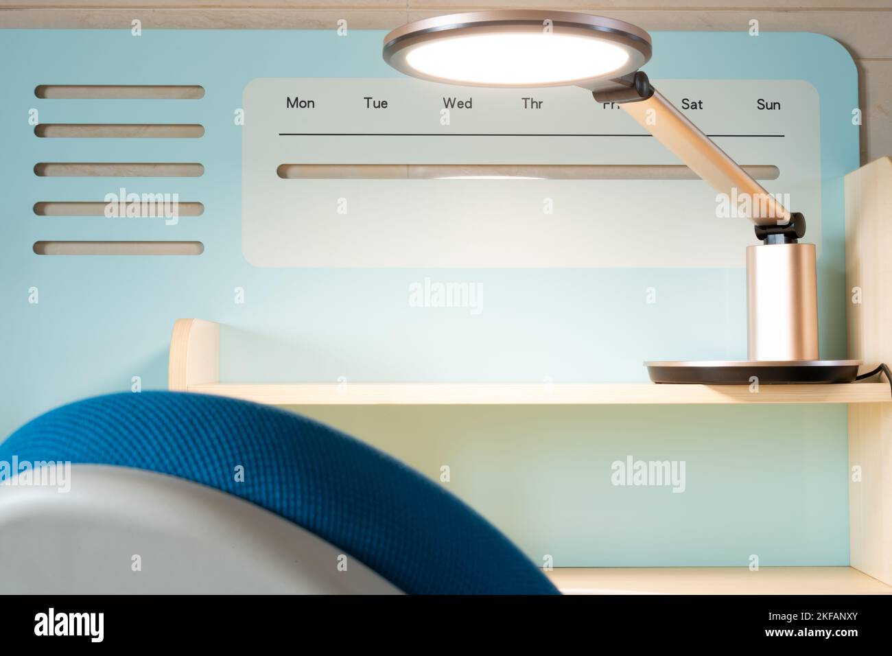a desk lamp at horizontal composition Stock Photo - Alamy