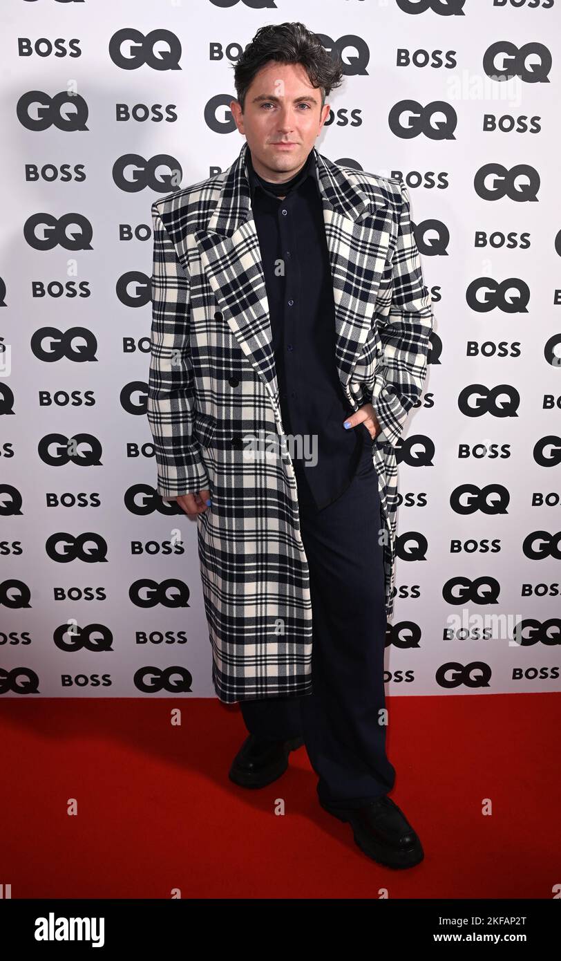 November 16th, 2022, London, UK. Daniel Fletcher arriving at The GQ Men ...