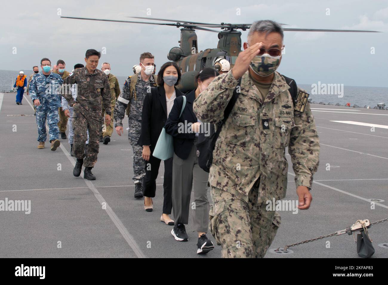 Tokunshima, Japan. 17th Nov, 2022. NATO's military officers and Defense ...