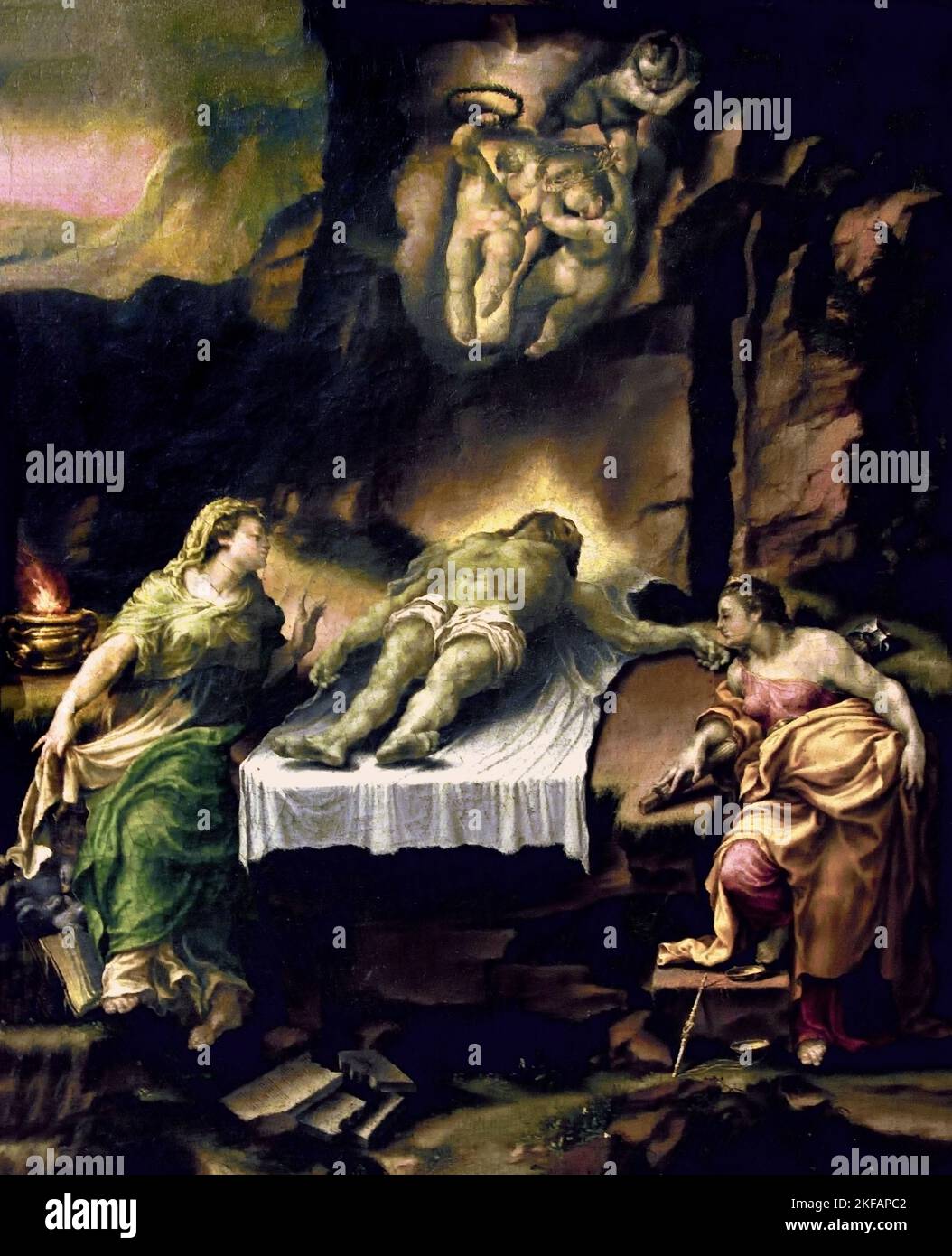 Dead christ between charity and justice hi-res stock photography and ...