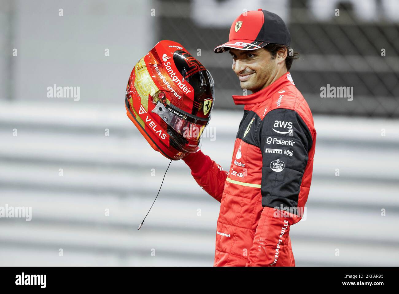 Abu Dhabi, United Arab Emirates. 17th Nov, 2022. #55 Carlos Sainz (ESP ...