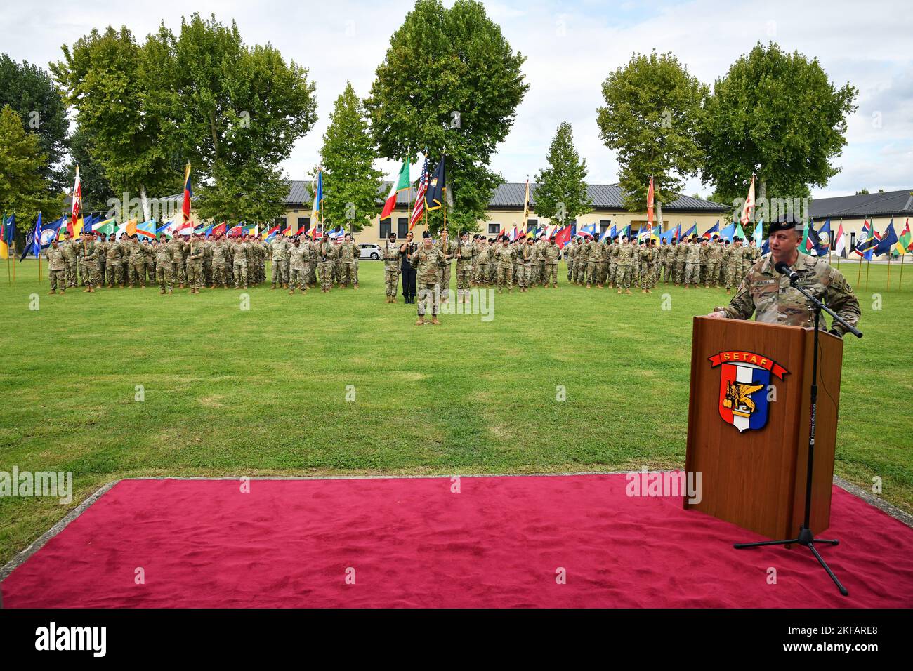 Command Sergeant Major Reese W. Teakell, incoming Command Sgt. Maj ...