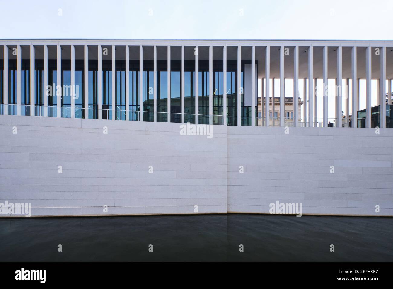 Berlin, Germany - Sept 2022: The modern entrance building of James ...