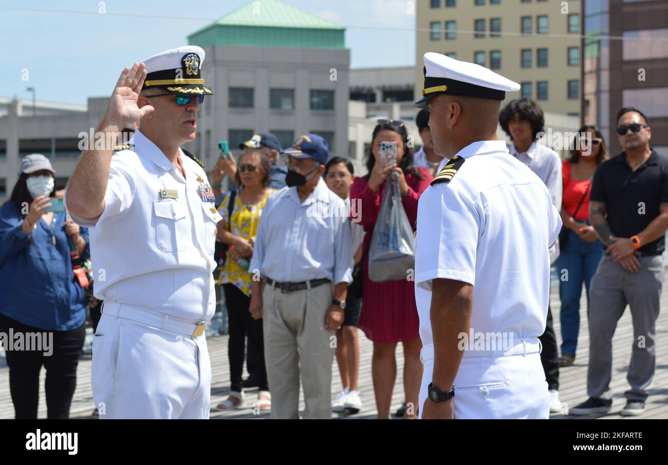 Norfolk, Va. (September 1, 2022) LCDR Carnell Aurelio, assigned to Navy ...