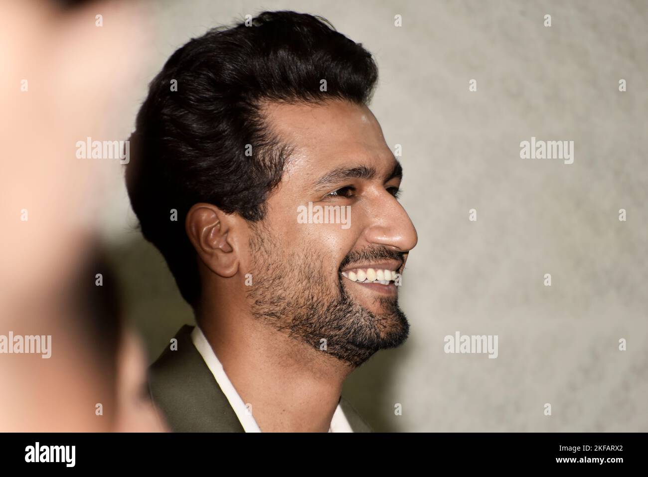 Mumbai, India. 17th Nov, 2022. Award winning film actor Vicky Kaushal ...