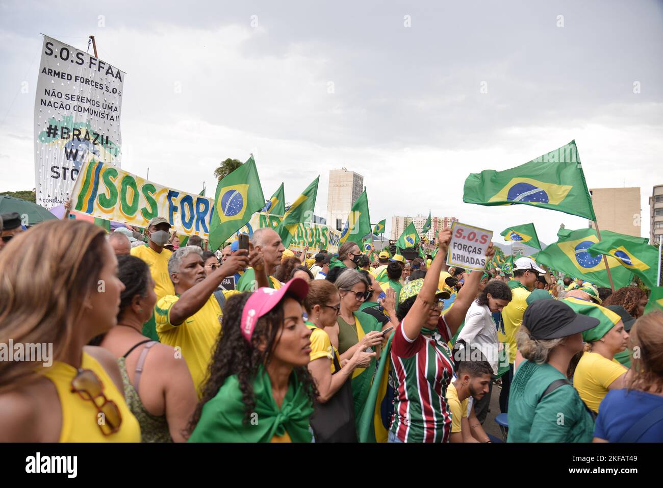 Demonstration against fraud in Brazil's electronic voting machines in ...