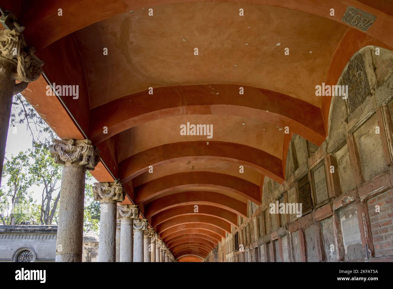 Belen cemetery tombs in day of the dead in Guadalajara Jalisco Mexico ...