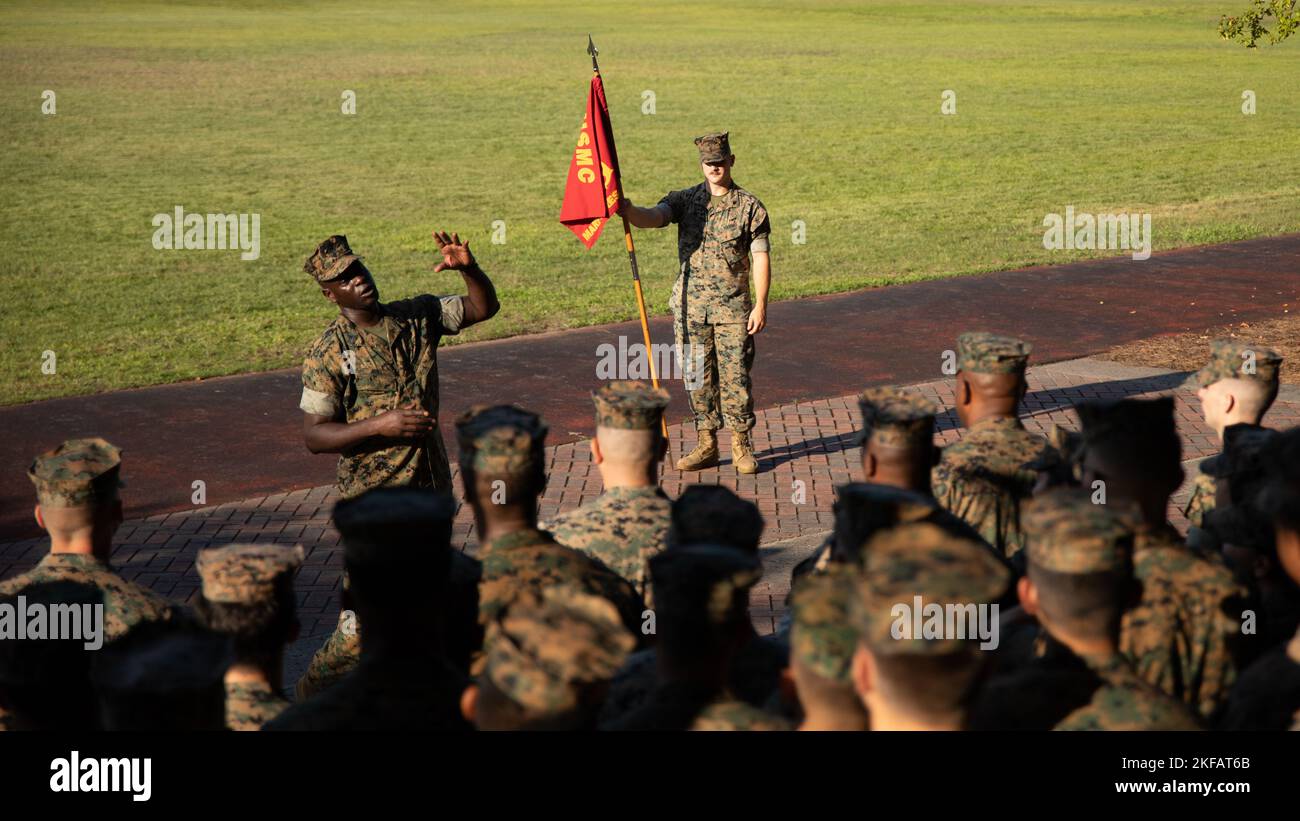 U.S. Marine Corps Sgt. Maj. John Noel, the sergeant major of ...