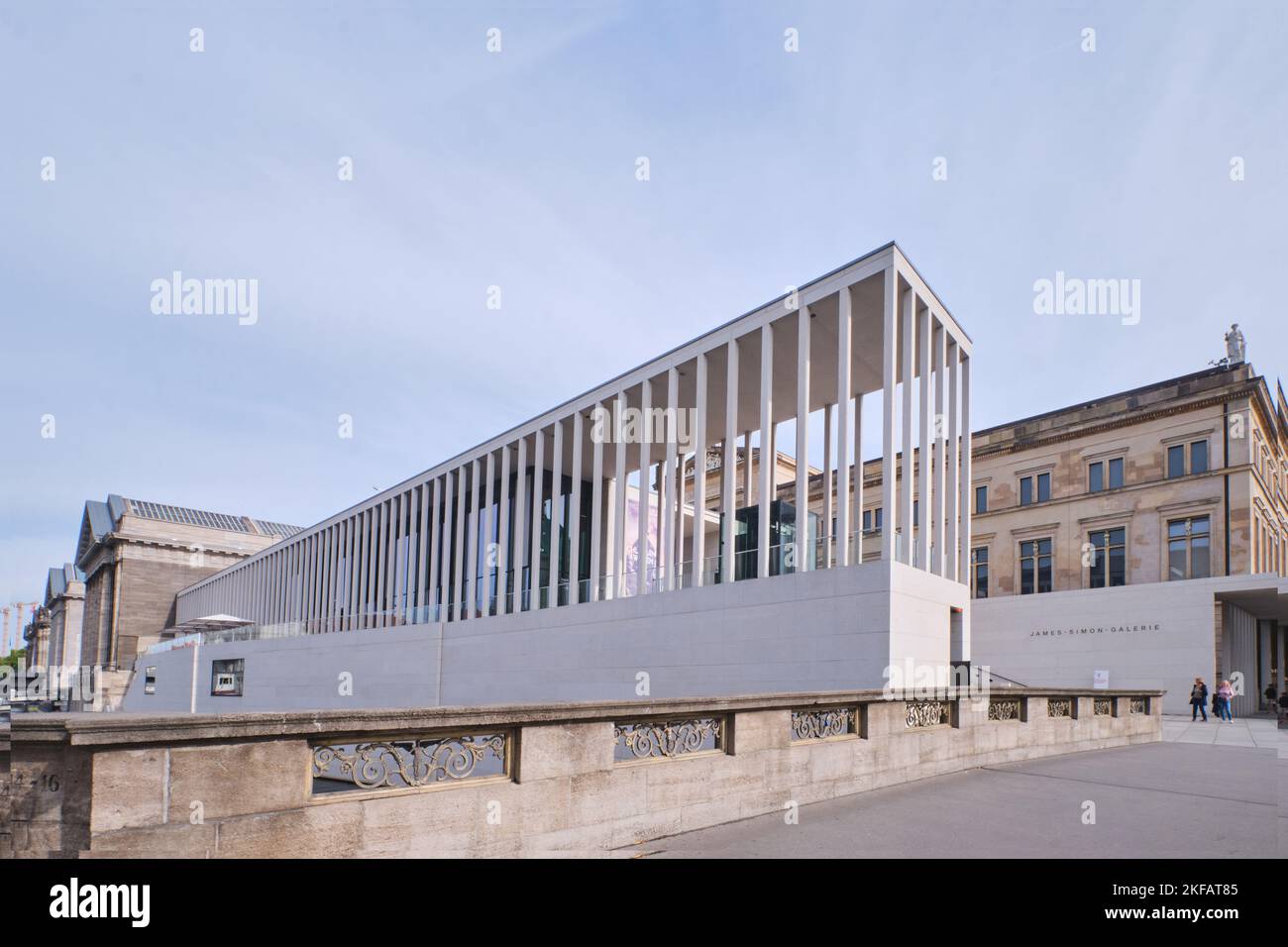 Berlin, Germany - Sept 2022: The modern entrance building of James ...