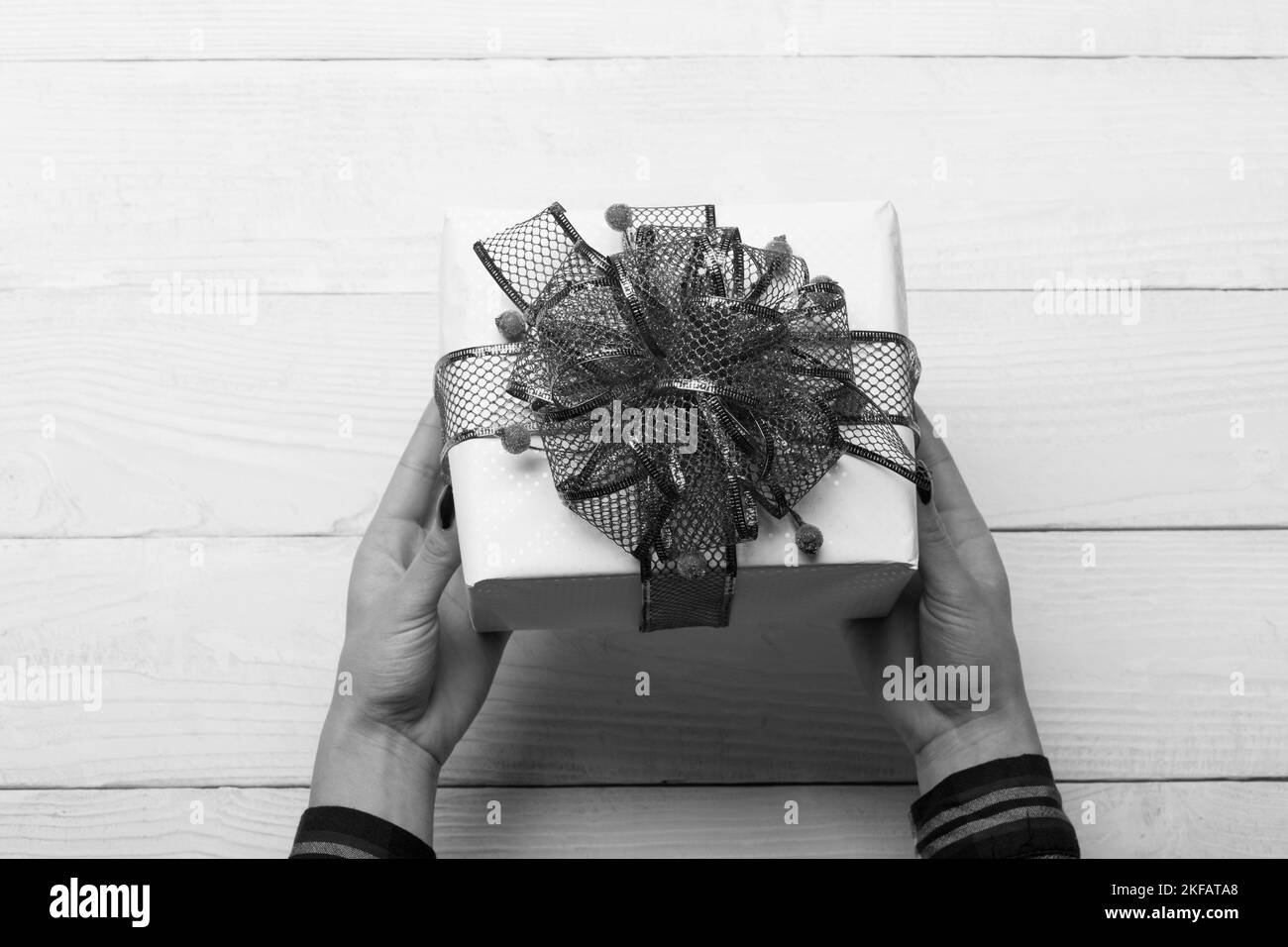 Hands placed Black and White Stock Photos & Images - Alamy