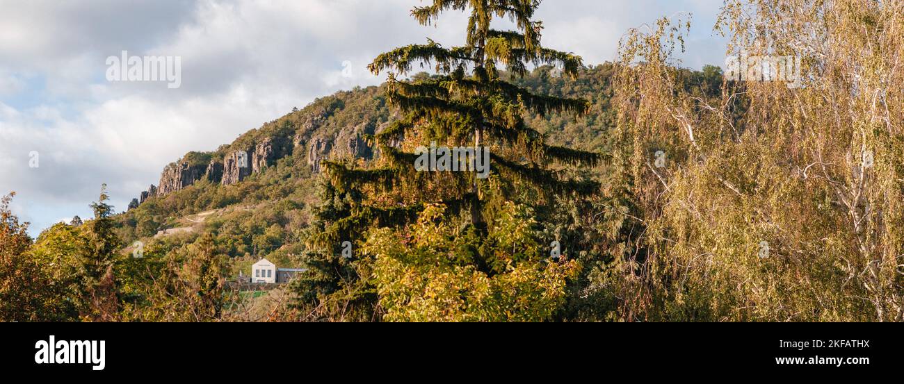 Badacsony, Lake Balaton, Hungary The basalt mountains are unique ...
