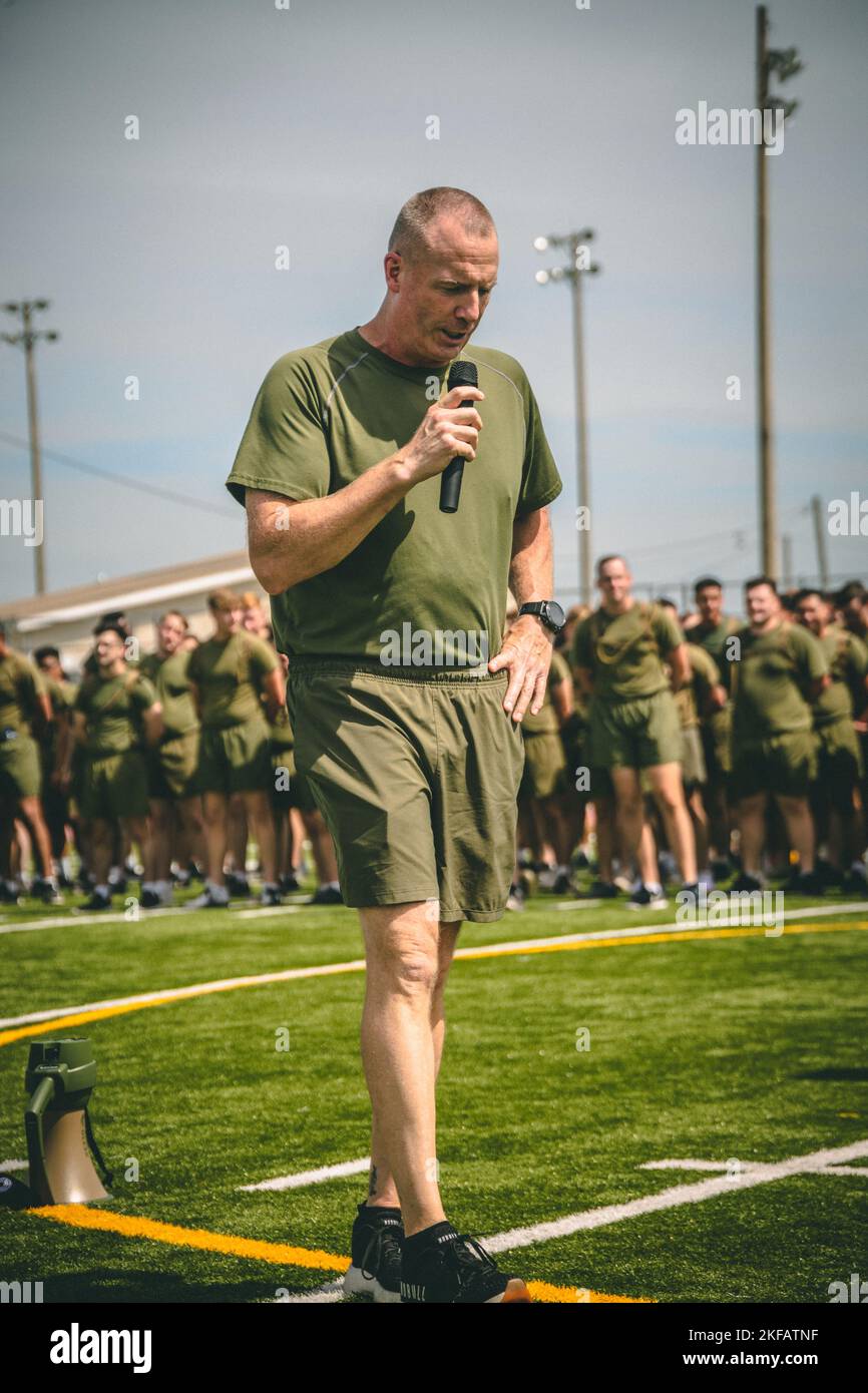 Marines mlg speech hi-res stock photography and images - Alamy