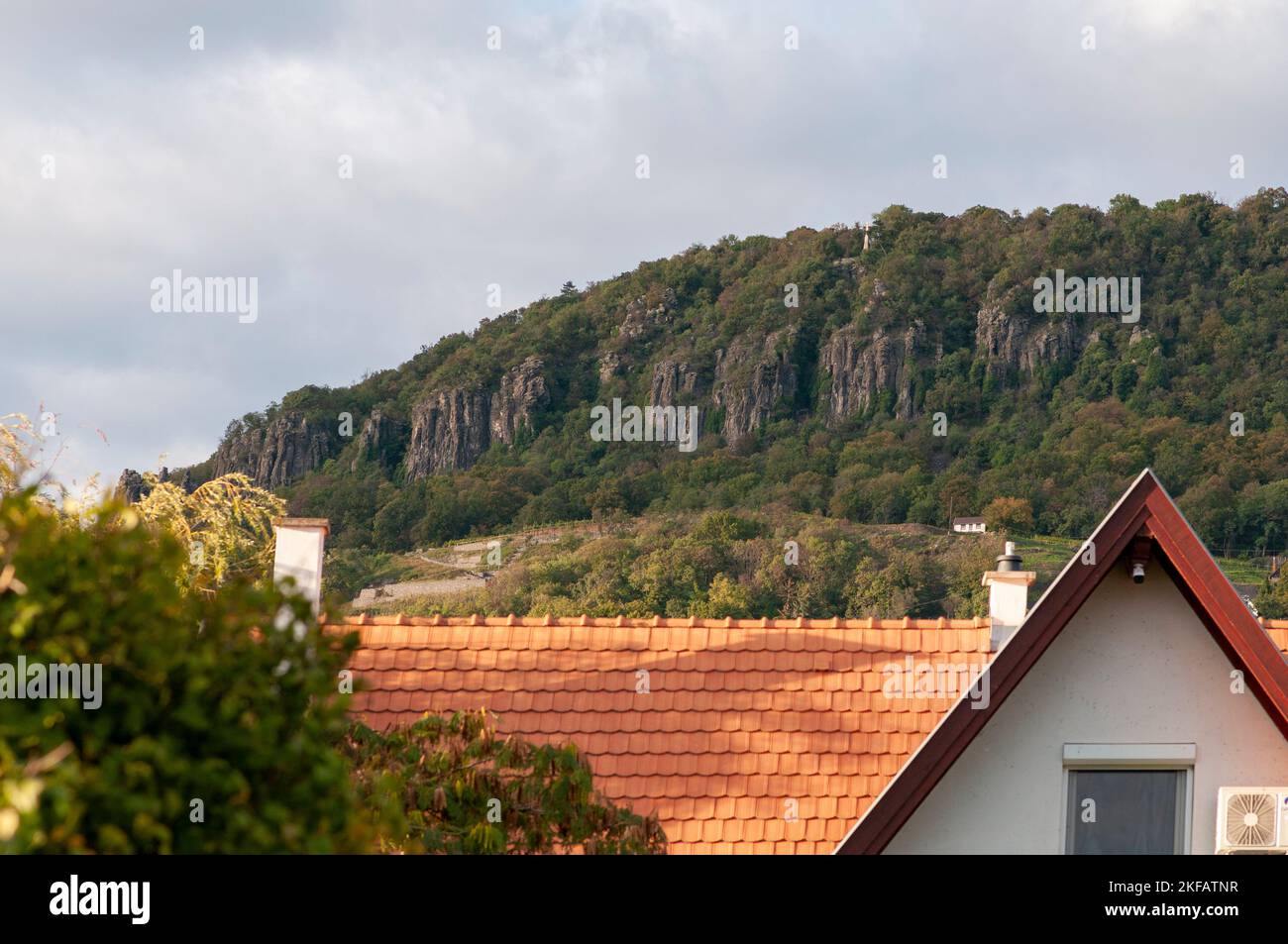 Badacsony, Lake Balaton, Hungary The basalt mountains are unique ...