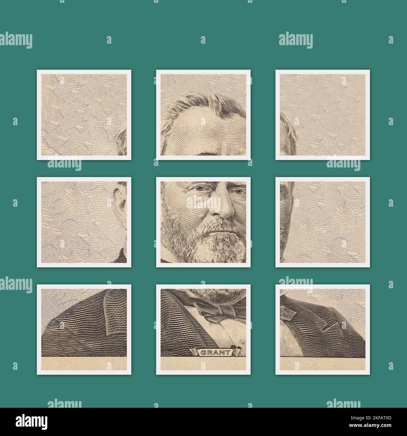 U s grant engraving hi-res stock photography and images - Alamy