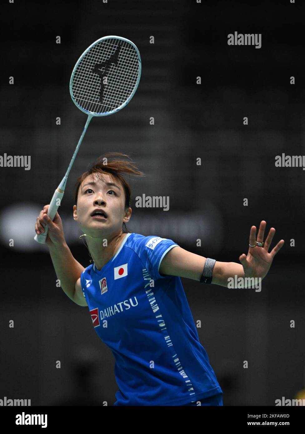 Nozomi Okuhara of Japan seen during the 2022 SATHIO GROUP Australian Badminton Open women's ...