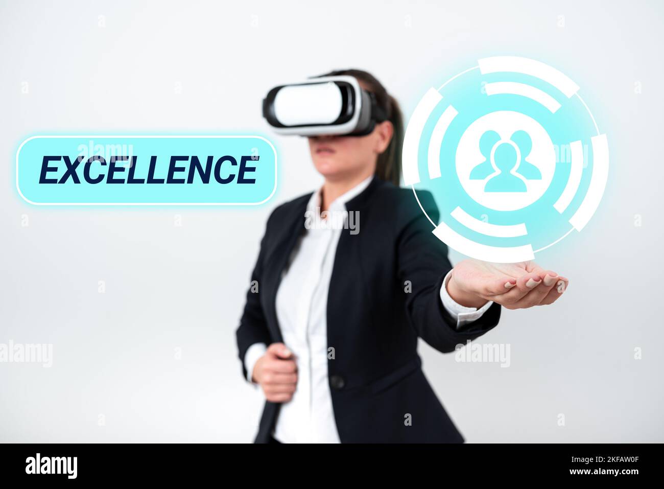 Inspiration showing sign Excellence. Business showcase standard of ...
