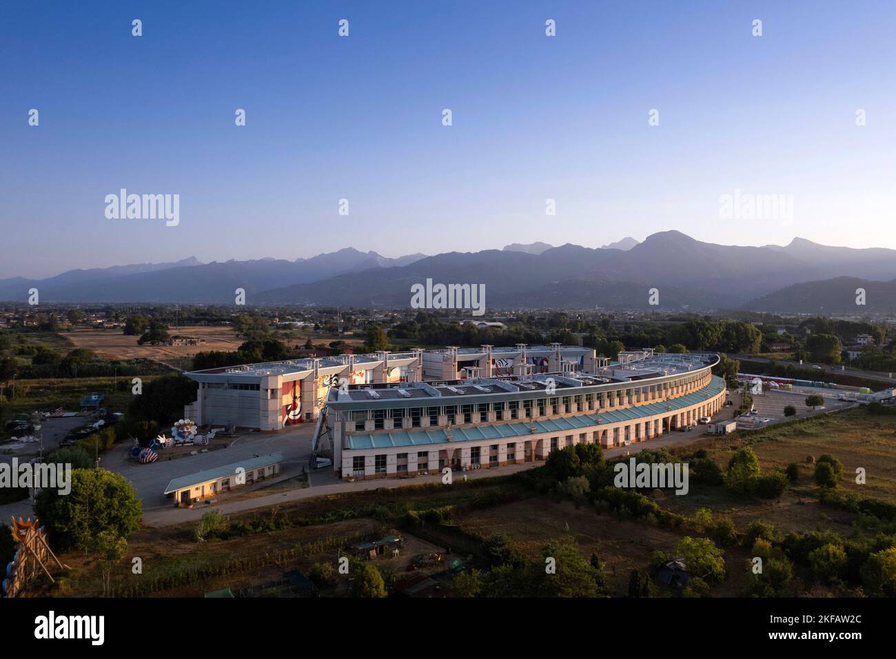 Aerial photographic documentation of the Carnival Citadel where the ...