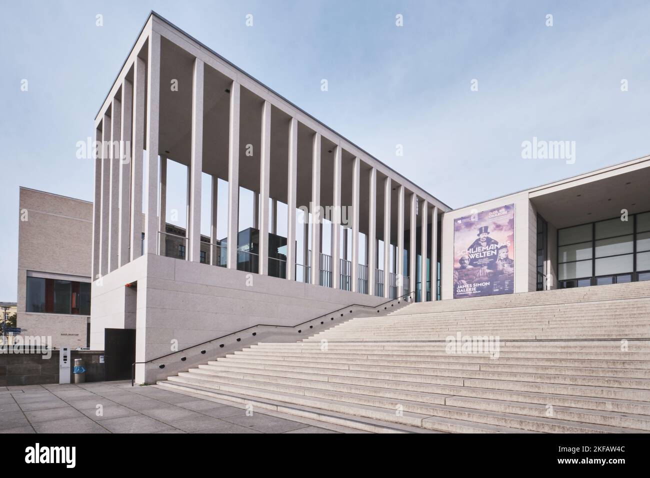 Berlin, Germany - Sept 2022: The modern entrance building of James ...