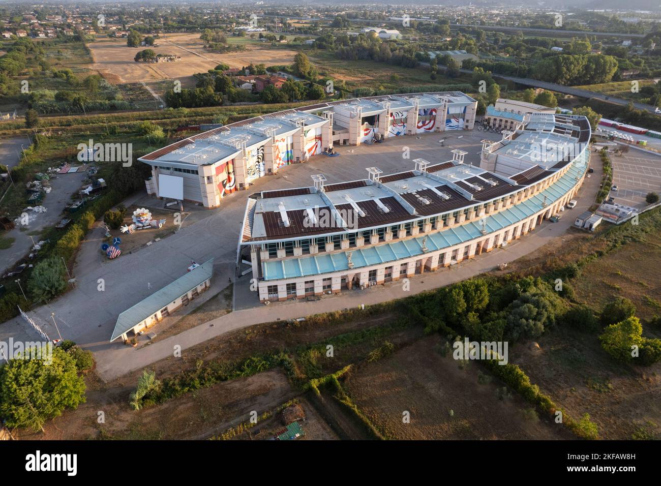 Aerial photographic documentation of the Carnival Citadel where the ...