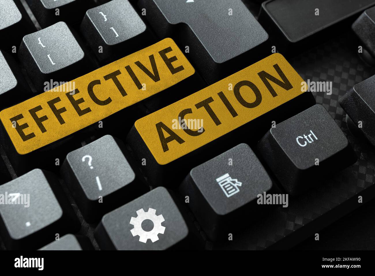 Conceptual display Effective Action. Word Written on producing the ...