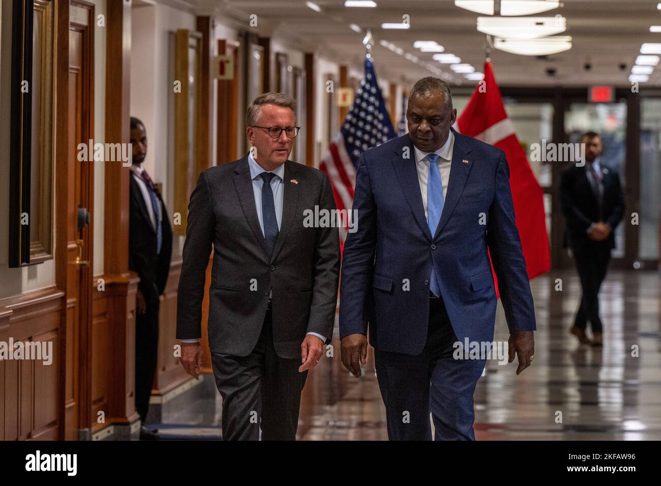 Secretary of Defense Lloyd J. Austin III hosts Danish Defense Minister ...