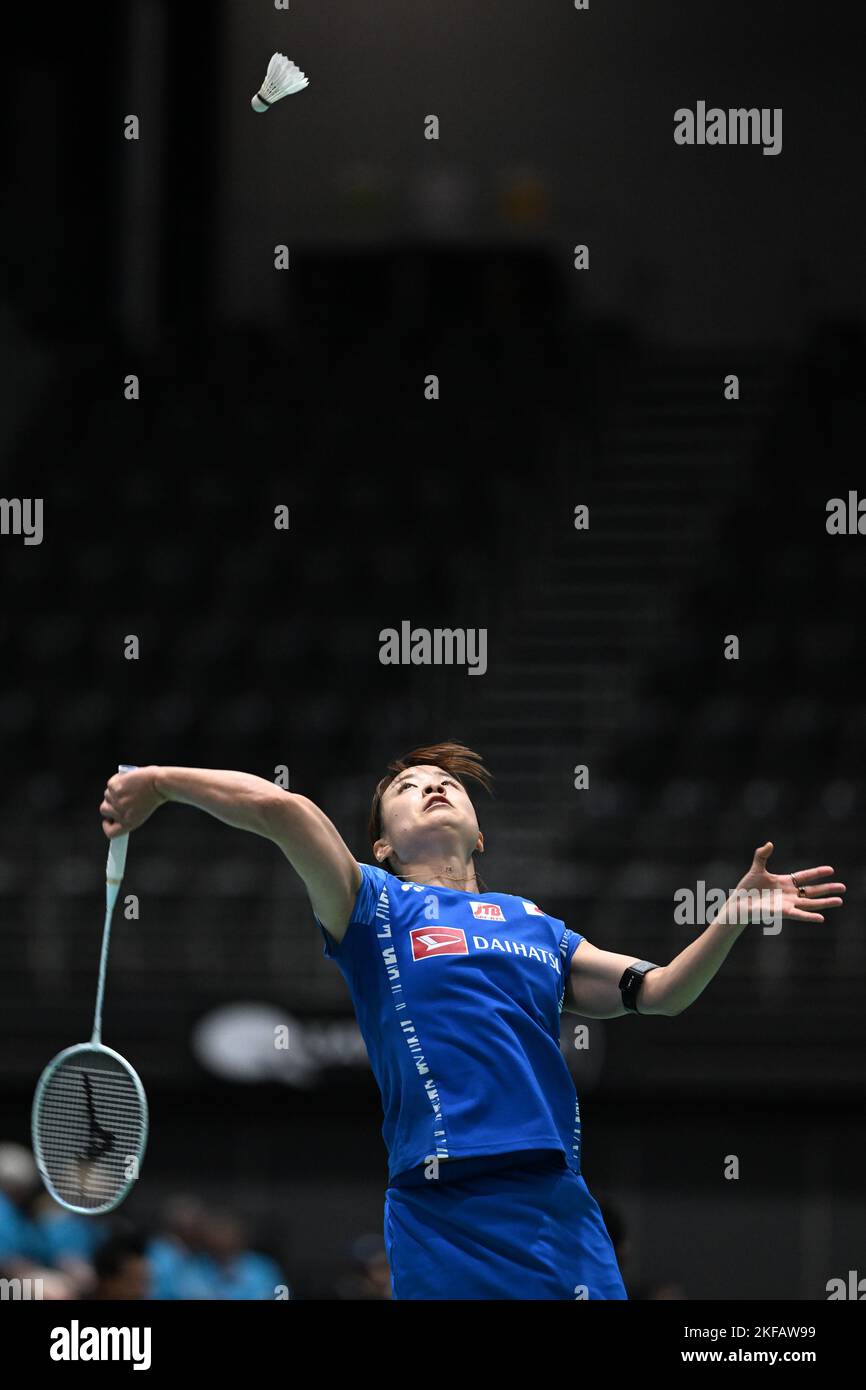 Nozomi Okuhara of Japan seen during the 2022 SATHIO GROUP Australian ...