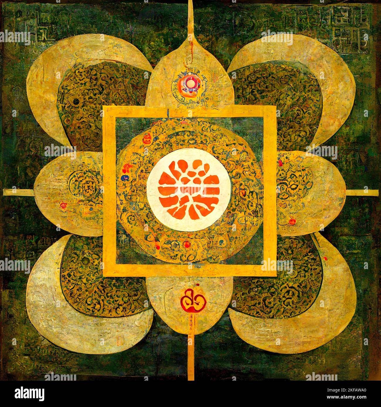 Sacred yantra hi-res stock photography and images - Alamy