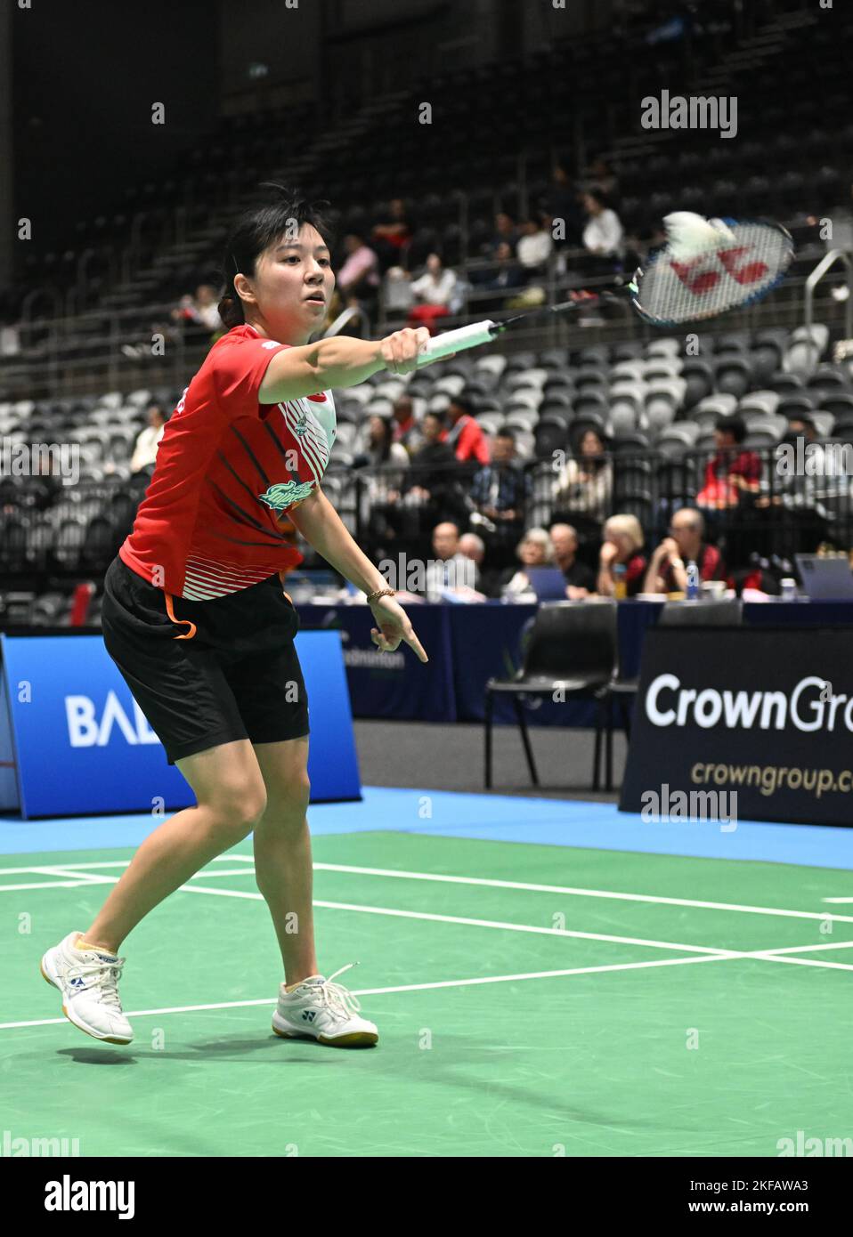 Yu Chien Hui seen during the 2022 SATHIO GROUP Australian Badminton ...