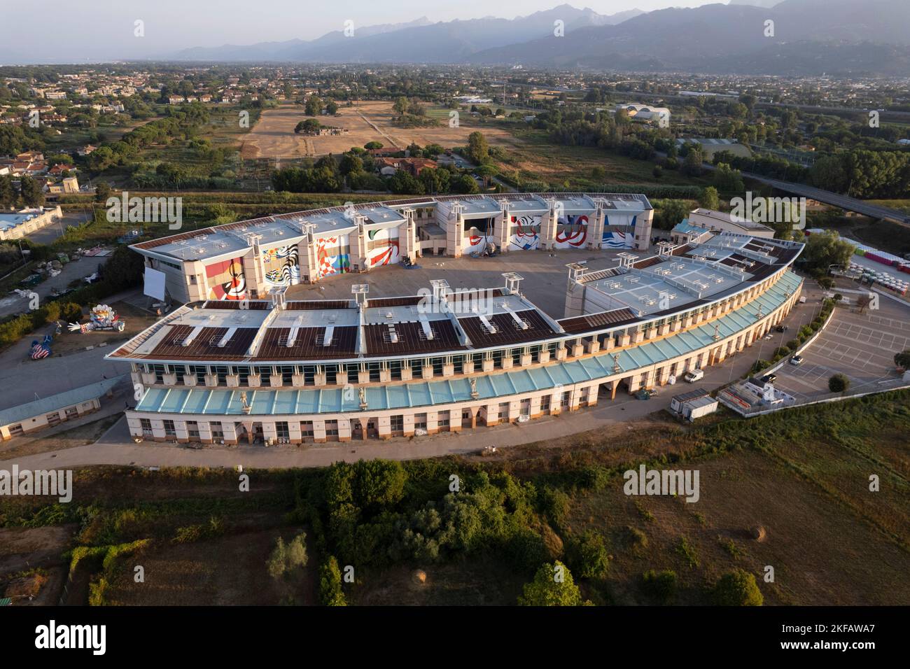 Aerial photographic documentation of the Carnival Citadel where the ...