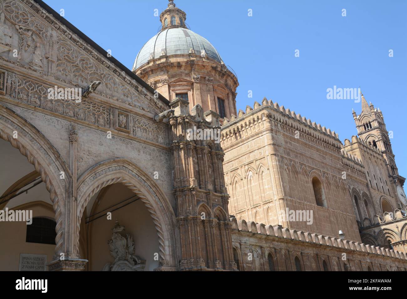 The Norman Arab-style cathedral of Palermo is the main place of ...