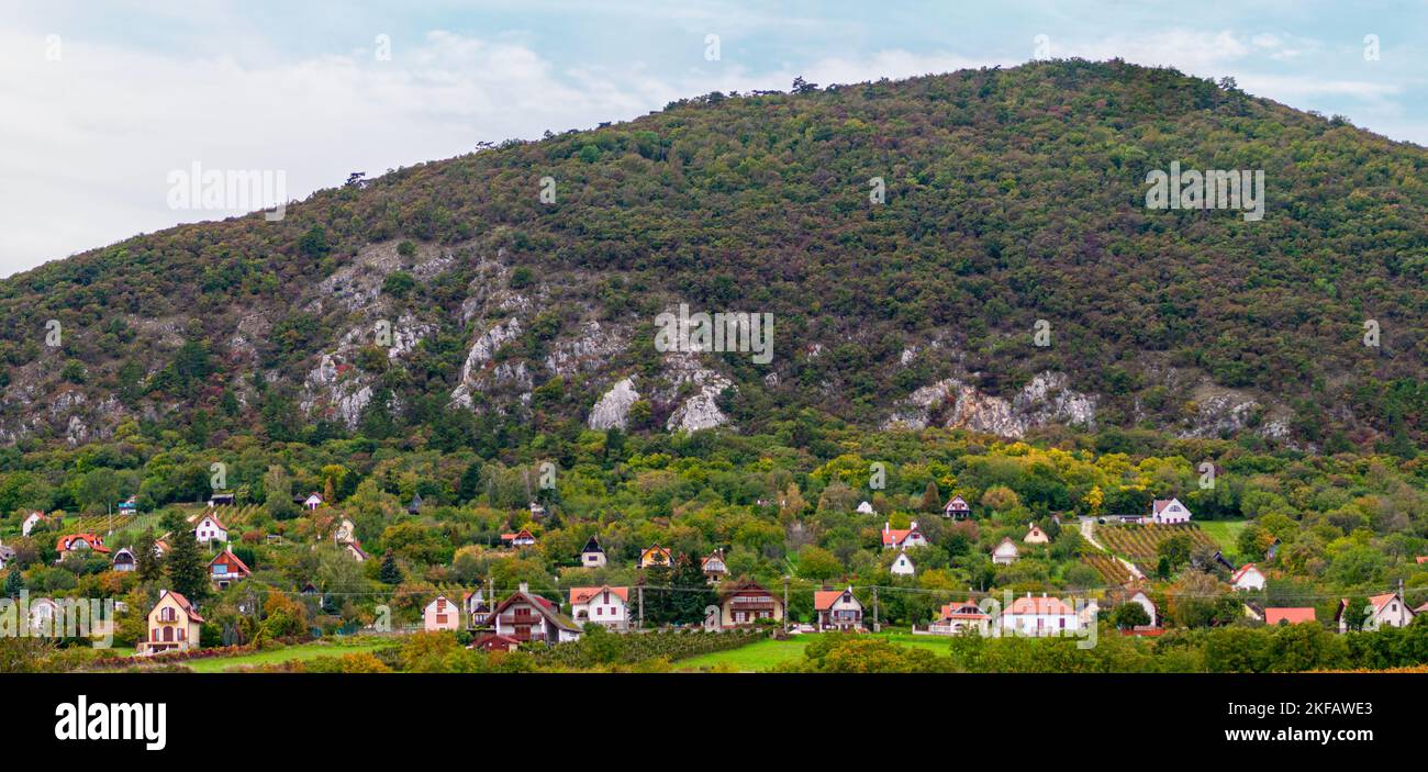 Badacsony, Lake Balaton, Hungary The basalt mountains are unique ...
