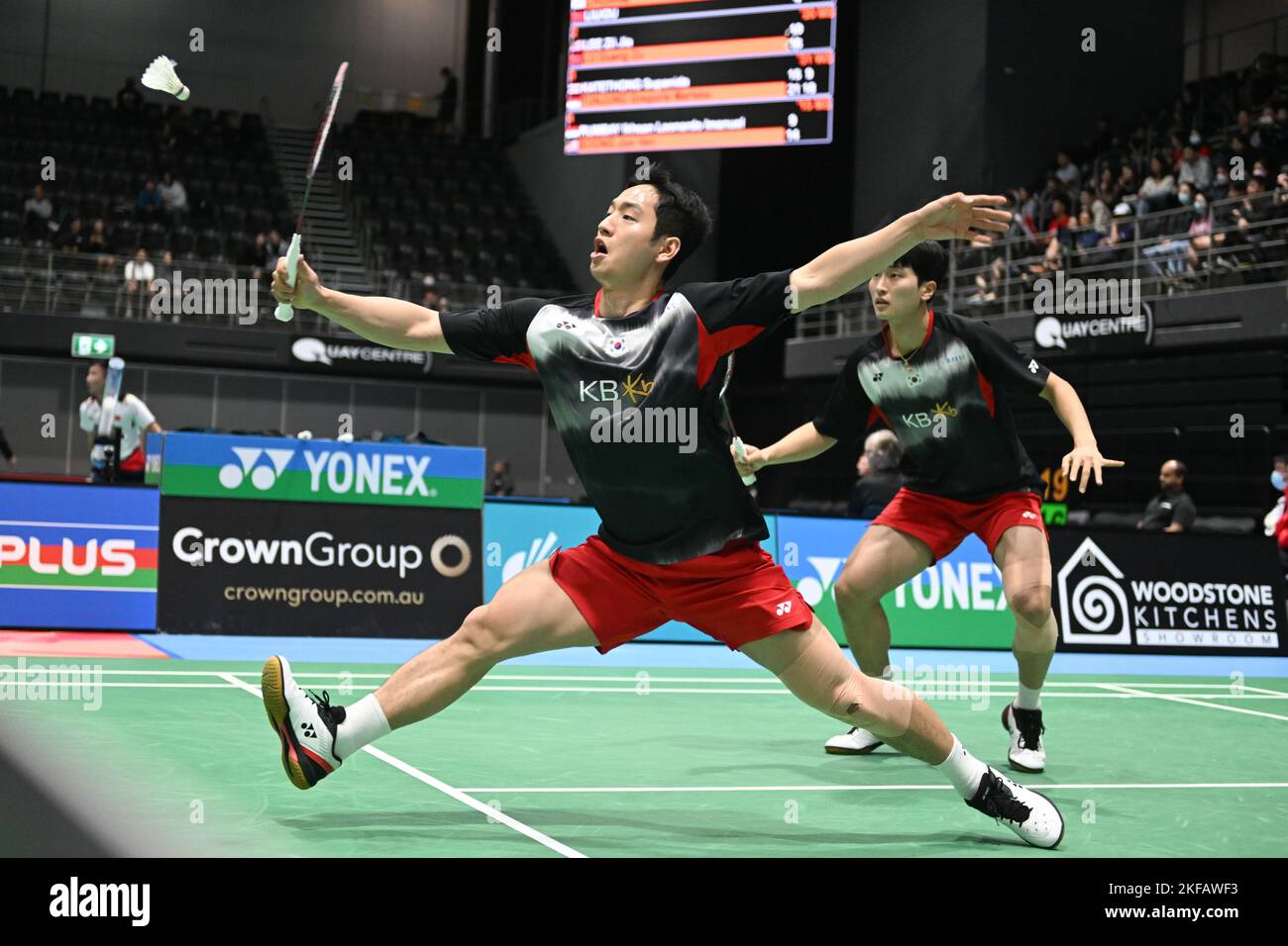 Sydney, Australia. 17th Nov, 2022. Choi Sol Gyu (L) and Kim Won Ho (R ...