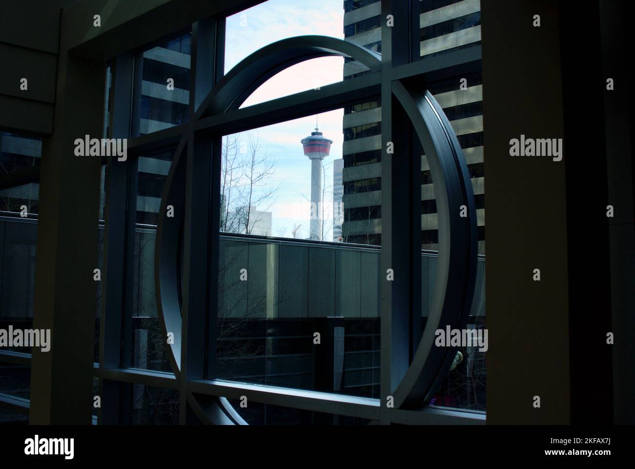 View of Calgary Tower Stock Photo - Alamy