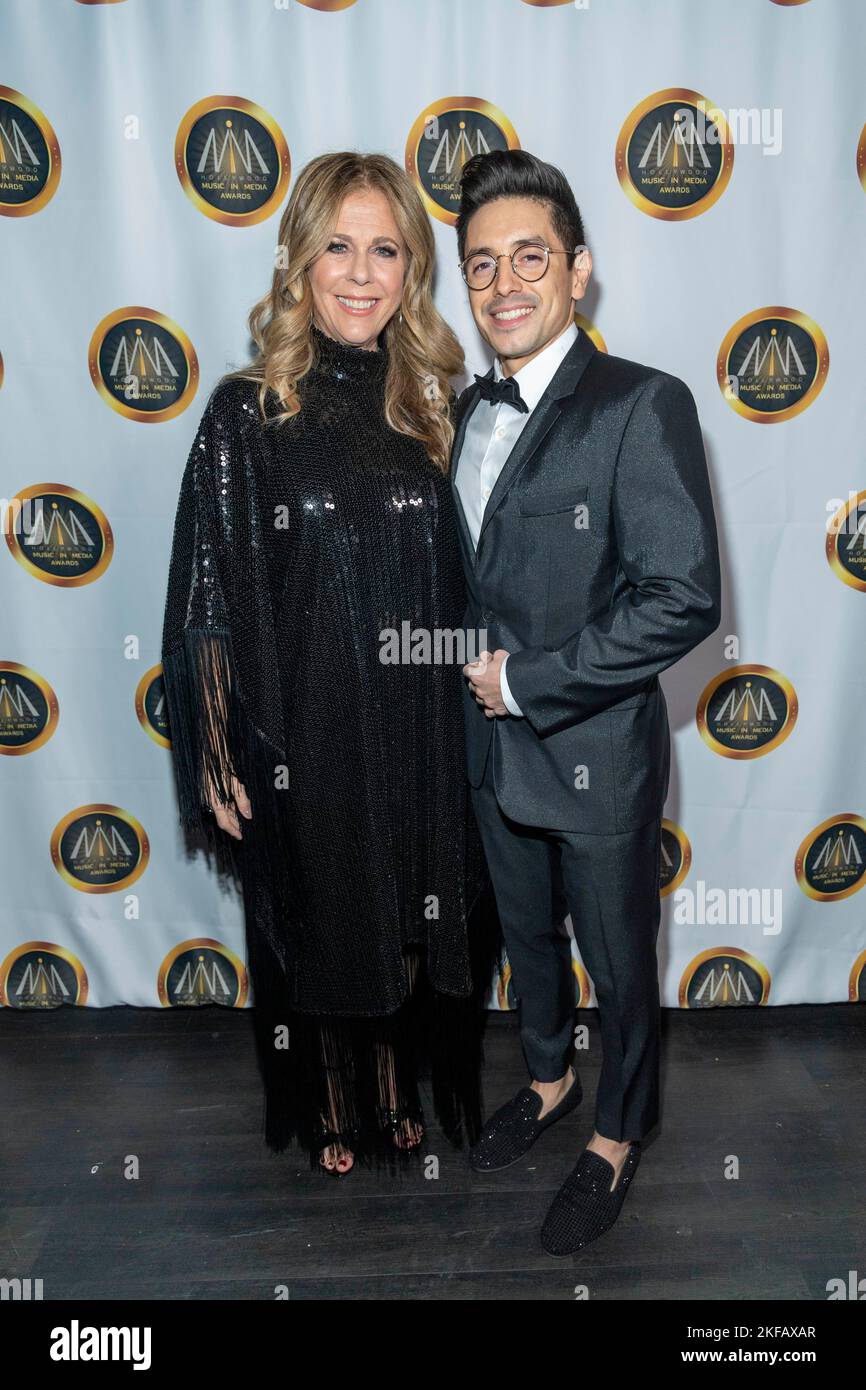Los Angeles, CA, November 16th 2022 Rita Wilson, Stefano Langone attend ...
