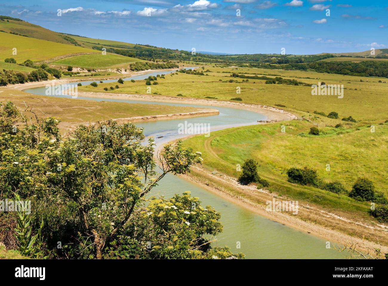 Cuckmere Haven, Cuckmere River, East Sussex Stock Photo - Alamy