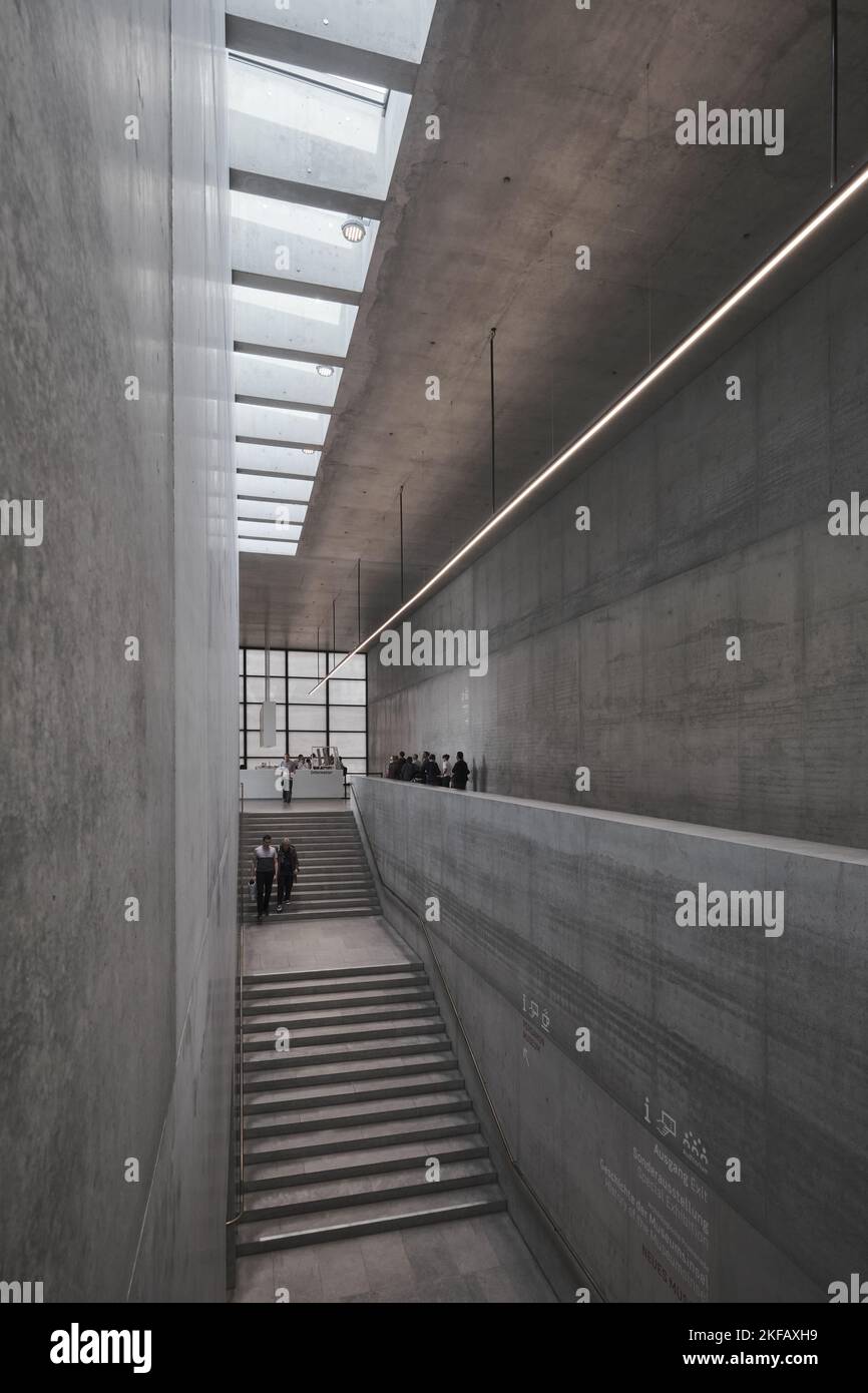 Berlin, Germany - Sept 2022: The modern entrance interior of James ...