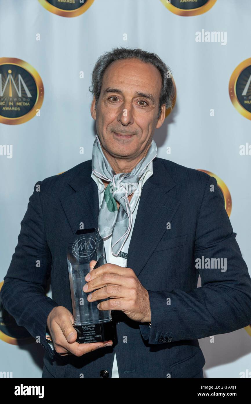 Los Angeles, CA, November 16th 2022 Alexandre Desplat attends 2022 HMMA ...