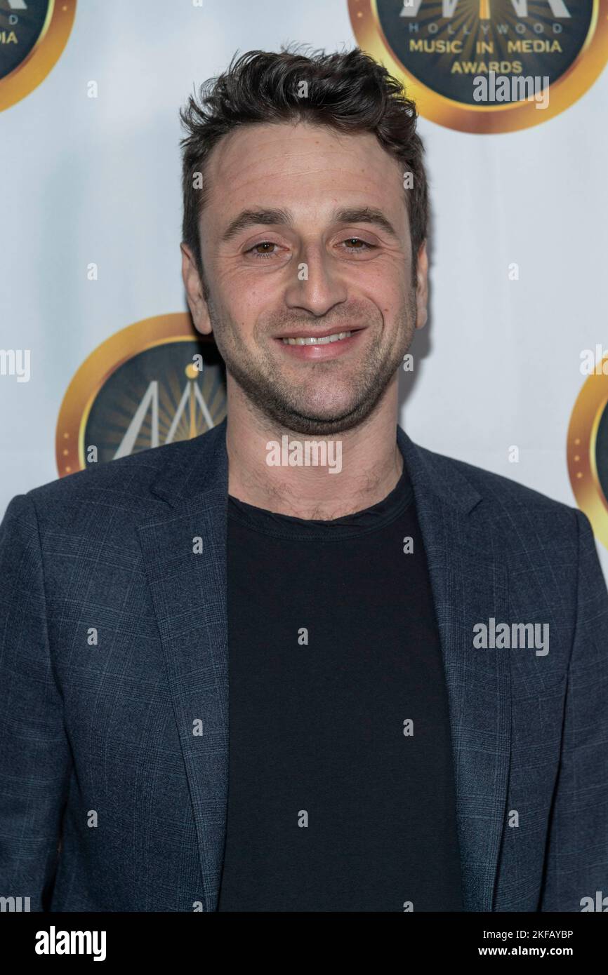 Los Angeles, CA, November 16th 2022 Justin Hurwitz attends 2022 HMMA ...