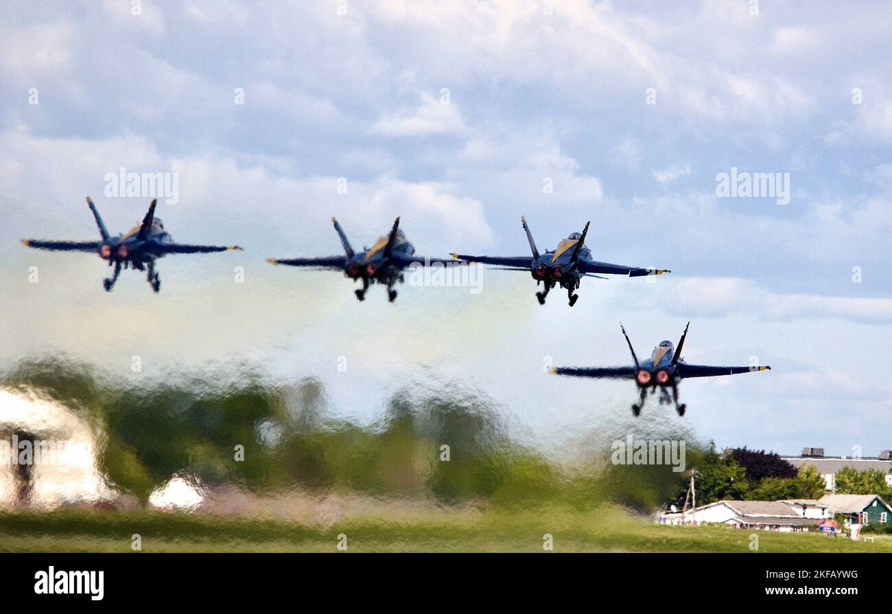 U.S. Navy Blue Angels Aerial Demonstration Team Stock Photo - Alamy