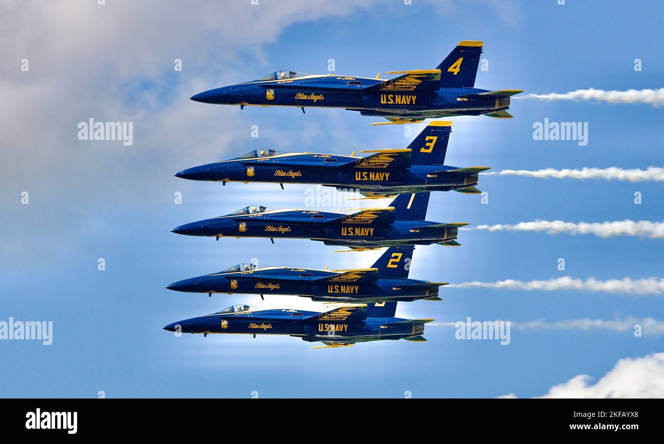 U.S. Navy Blue Angels Aerial Demonstration Team Stock Photo - Alamy