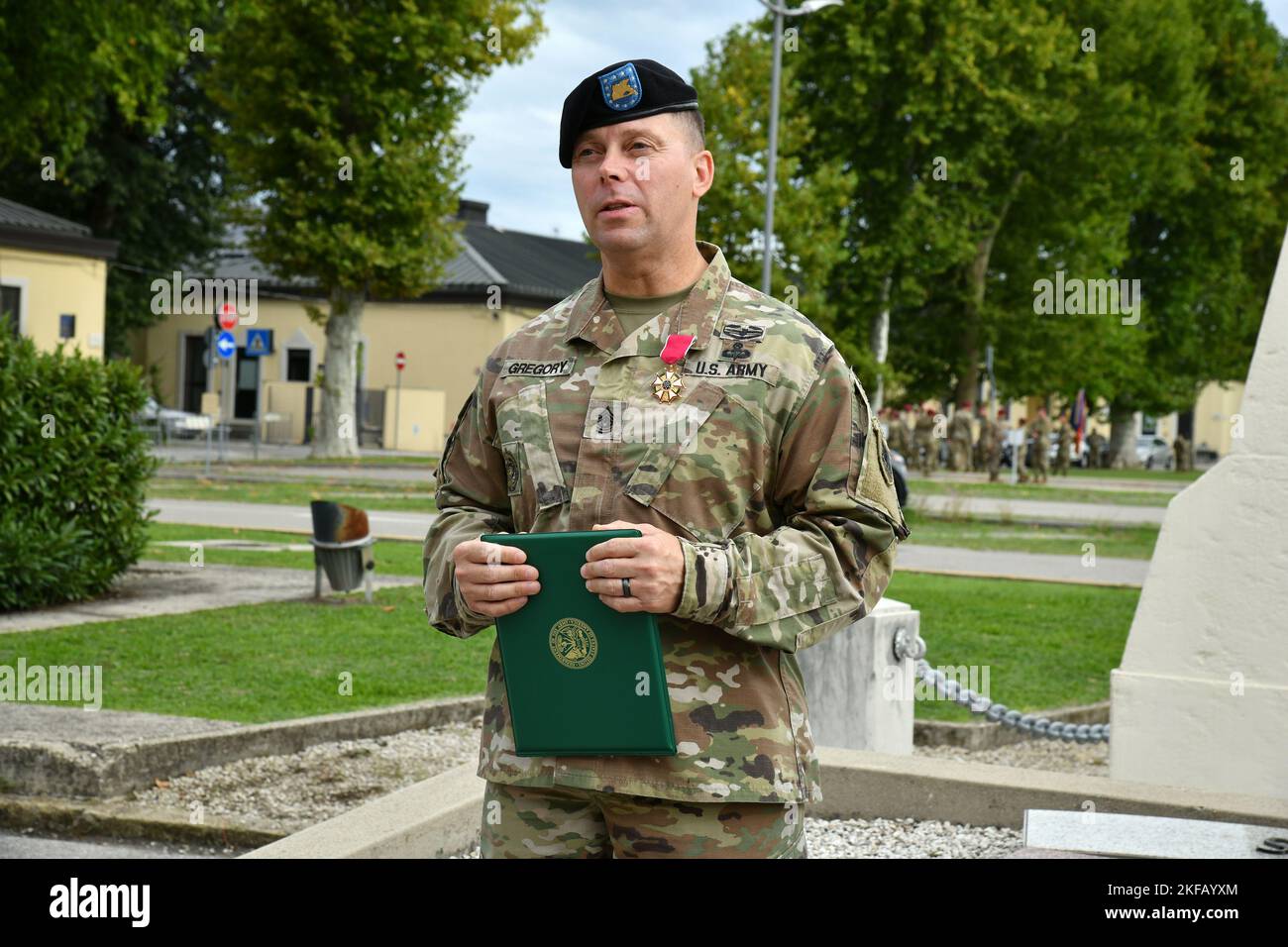 Command Sergeant Major Charles W. Gregory, Jr. outgoing Command Sgt ...
