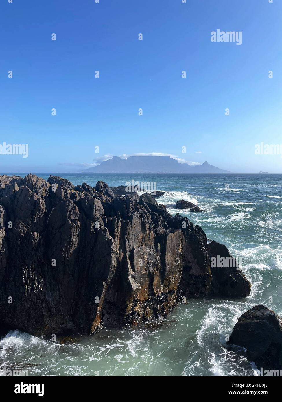 The rocks and and ocean Stock Photo - Alamy